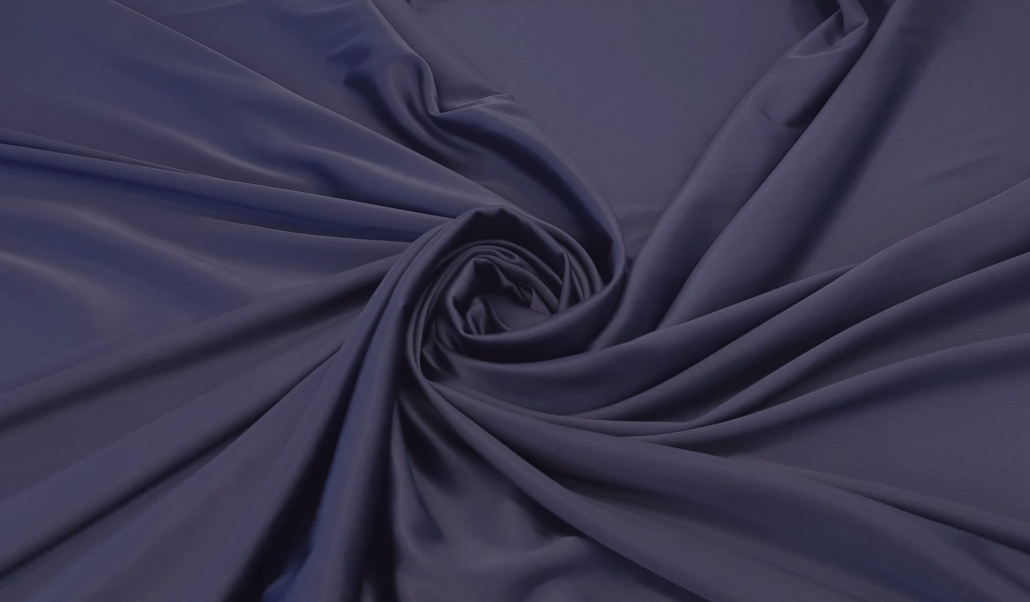 Tafta Basic bleumarin, material textil cu elastan - Evelin Textile
