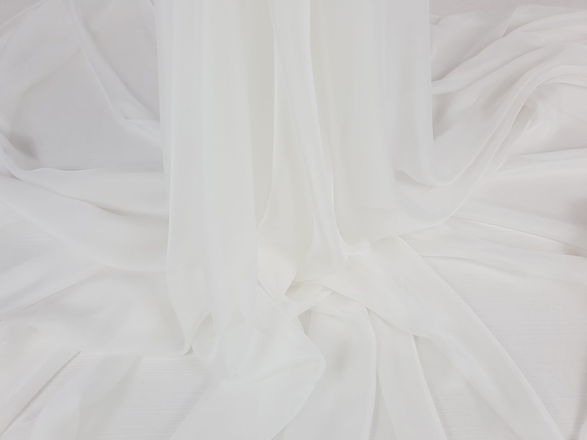 Voal chiffon ivory - Material textil la metru - Evelin Textile