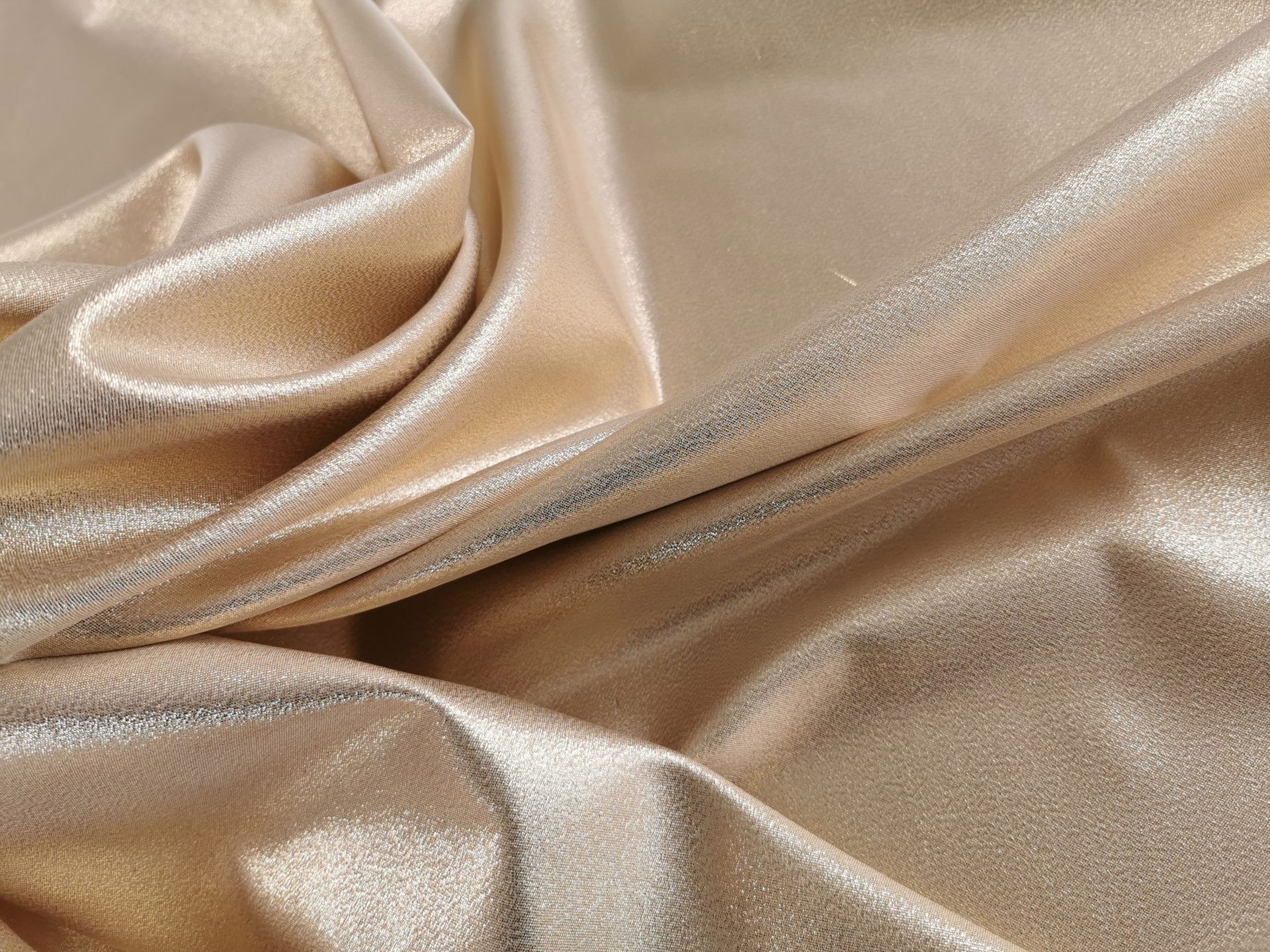 Jacquard nude auriu metalizat - material textil la metru - Evelin Textile
