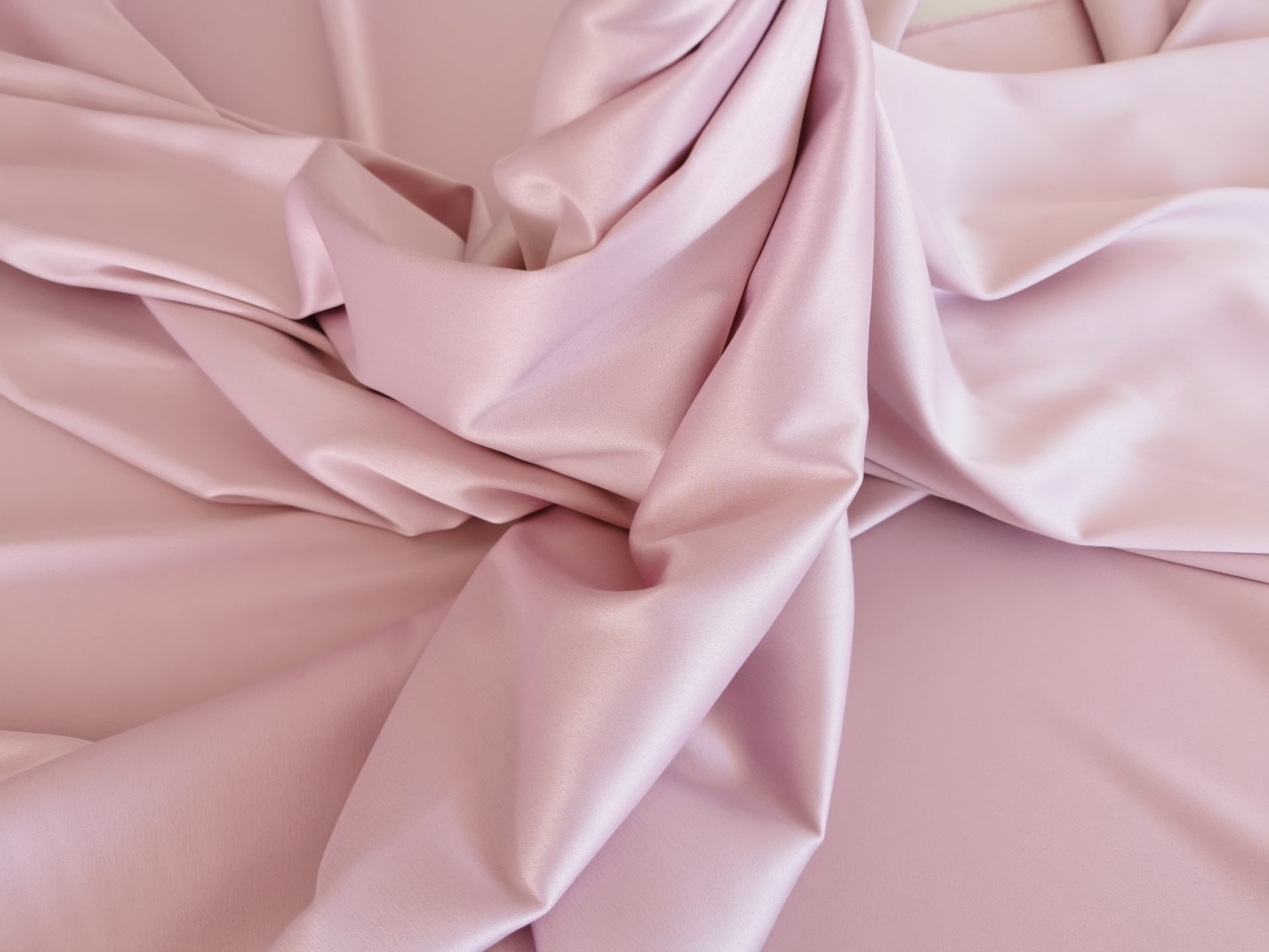 Tafta Basic roz pudrat, material textil cu elastan - Evelin Textile