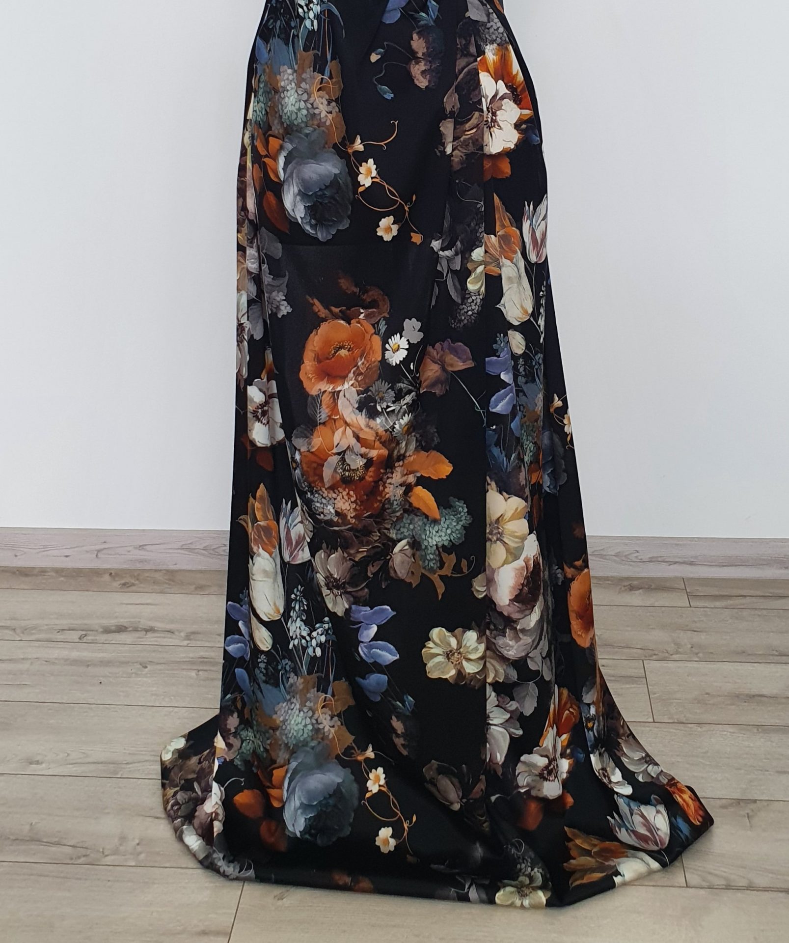 Matase naturala imprimata DG186 la metru - Evelin Textile