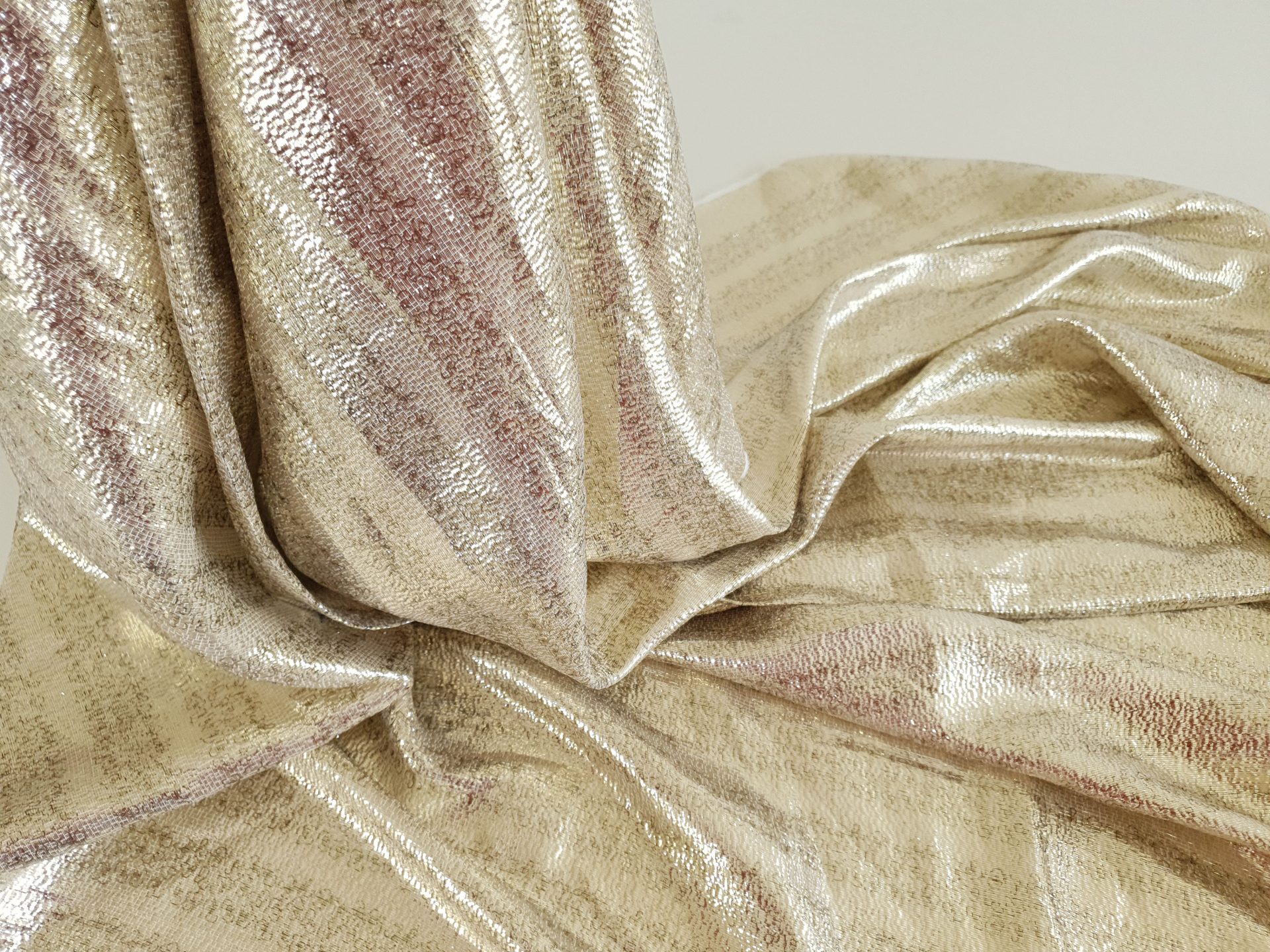 Lame auriu cu matase VER268- la metru - Evelin Textile