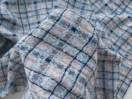 Stofa cu bumbac tip chanel - la metru - Evelin Textile