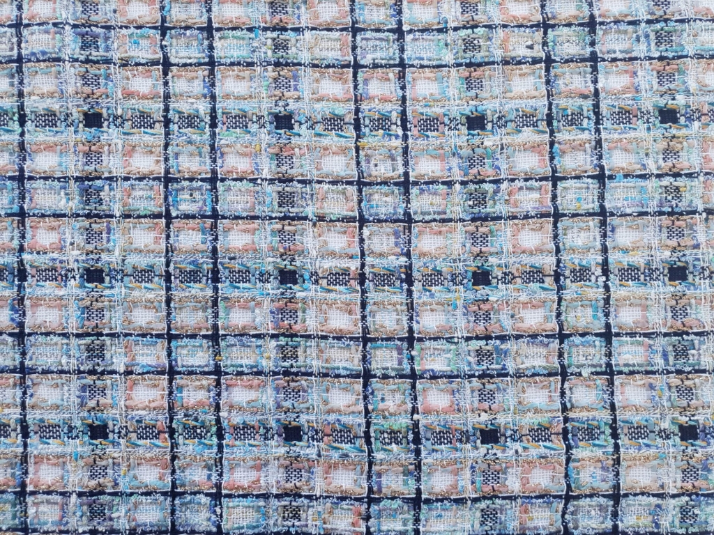 Stofa cu bumbac tip chanel - la metru - Evelin Textile