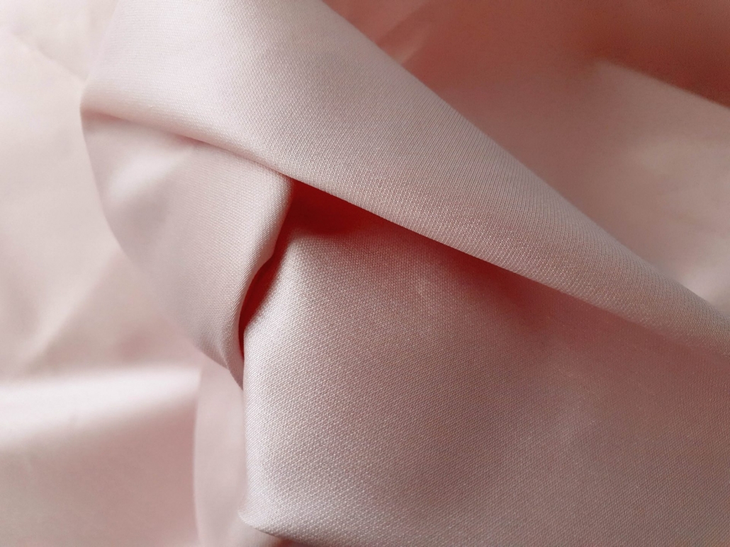 Mikado roz pudra cu matase naturala - Evelin Textile