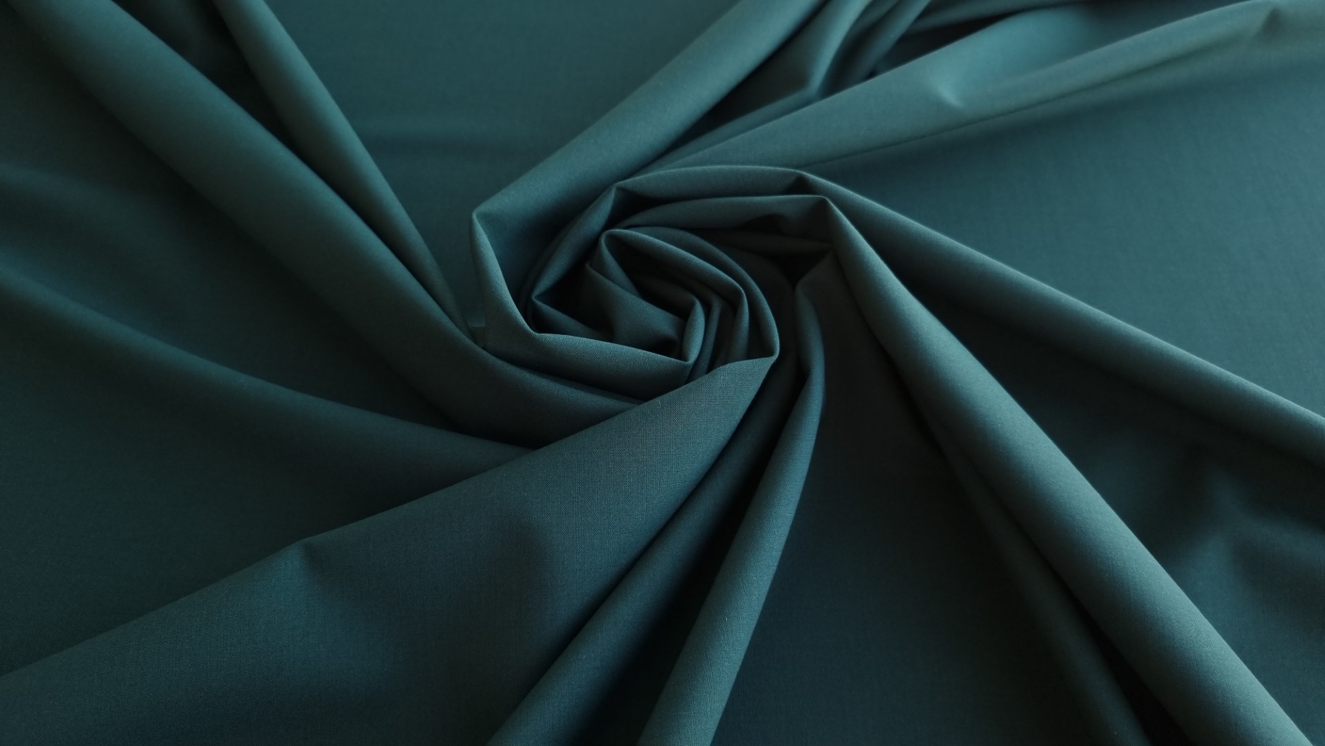 Stofa blue green din lana subtire Tollegno - la metru - Evelin Textile
