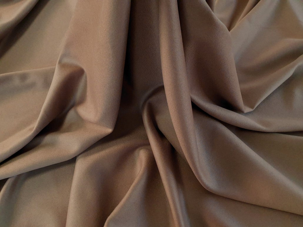 Stofa caffe latte din lana si casmir - Stofa palton - Evelin Textile