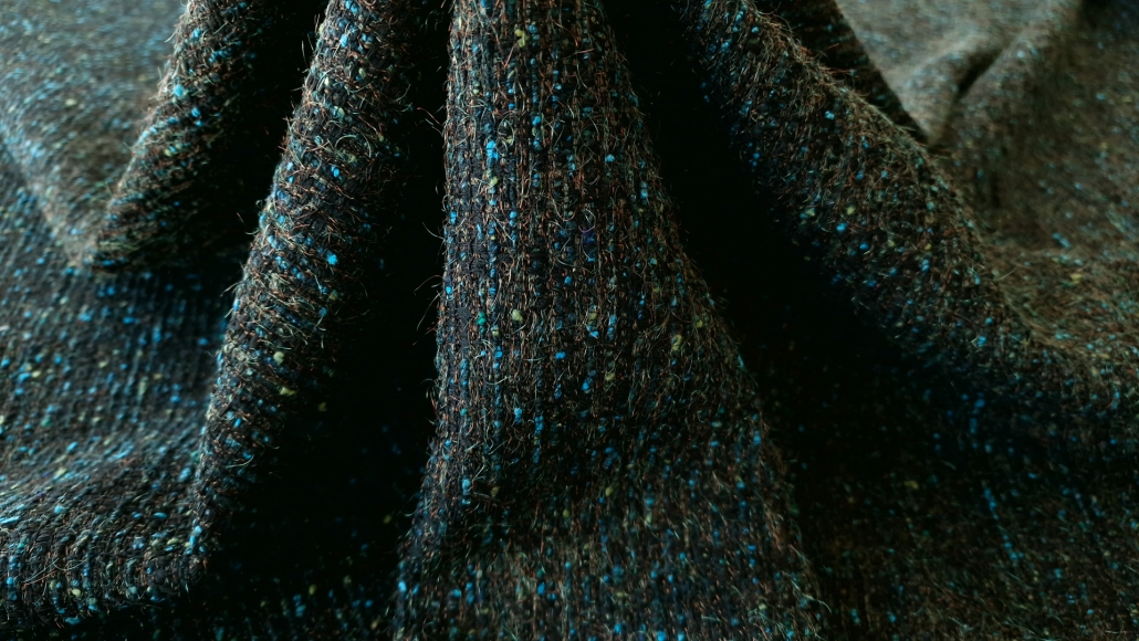 Stofa impletita din lana si bumbac pentru jachete - Evelin Textile