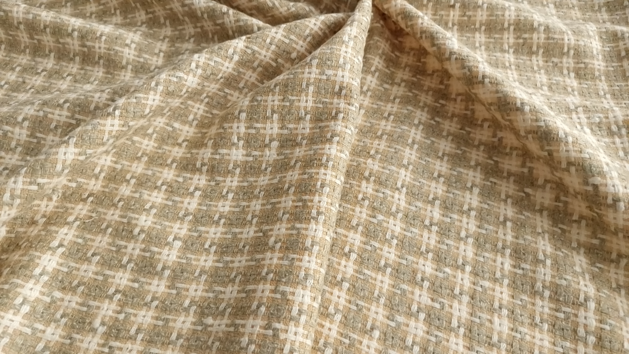 Stofa impletita tip chanel cu matase naturala - Evelin Textile