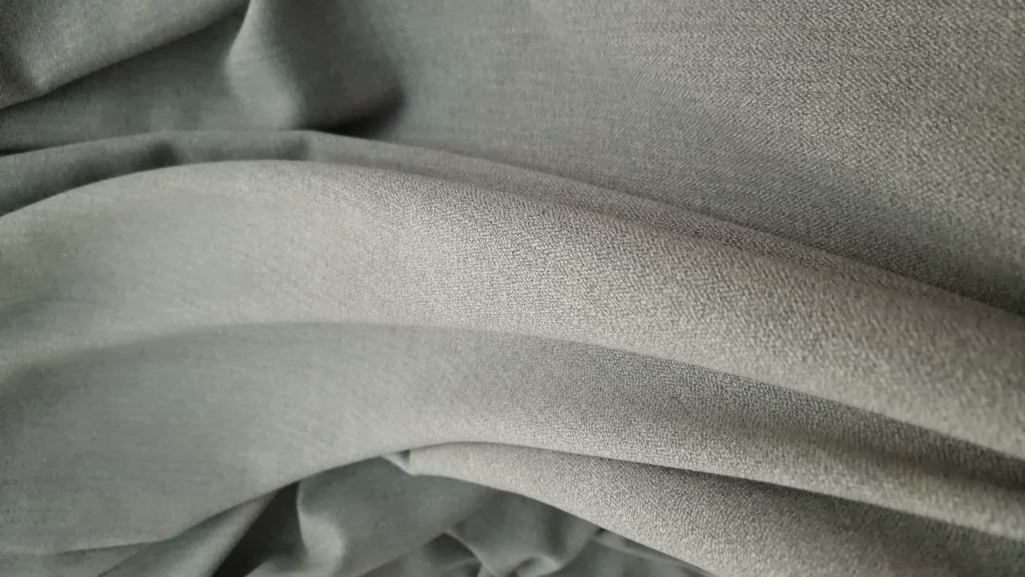 Triplu voal ripsat din lana grej - Evelin Textile