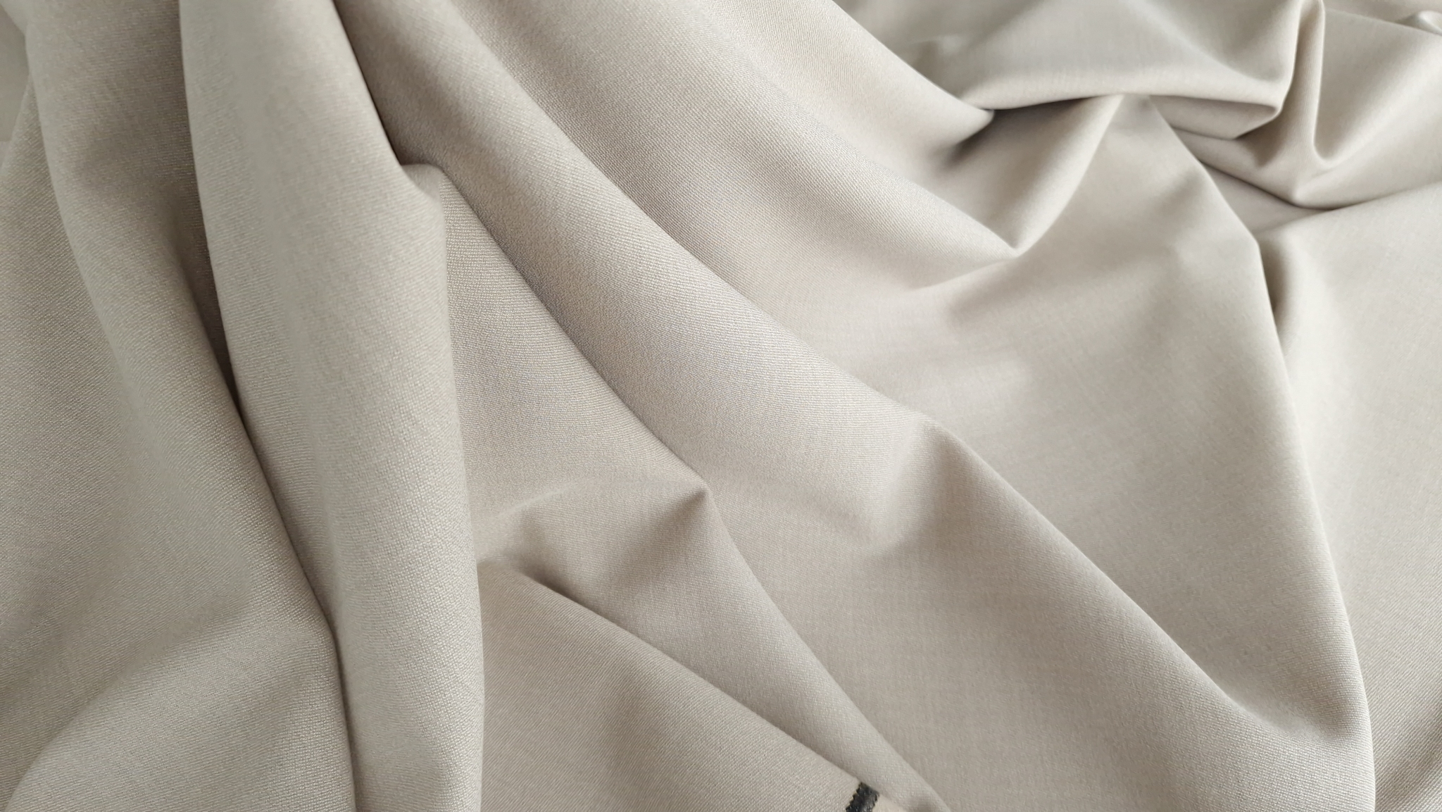 Stofa strech din lana bej - Evelin Textile