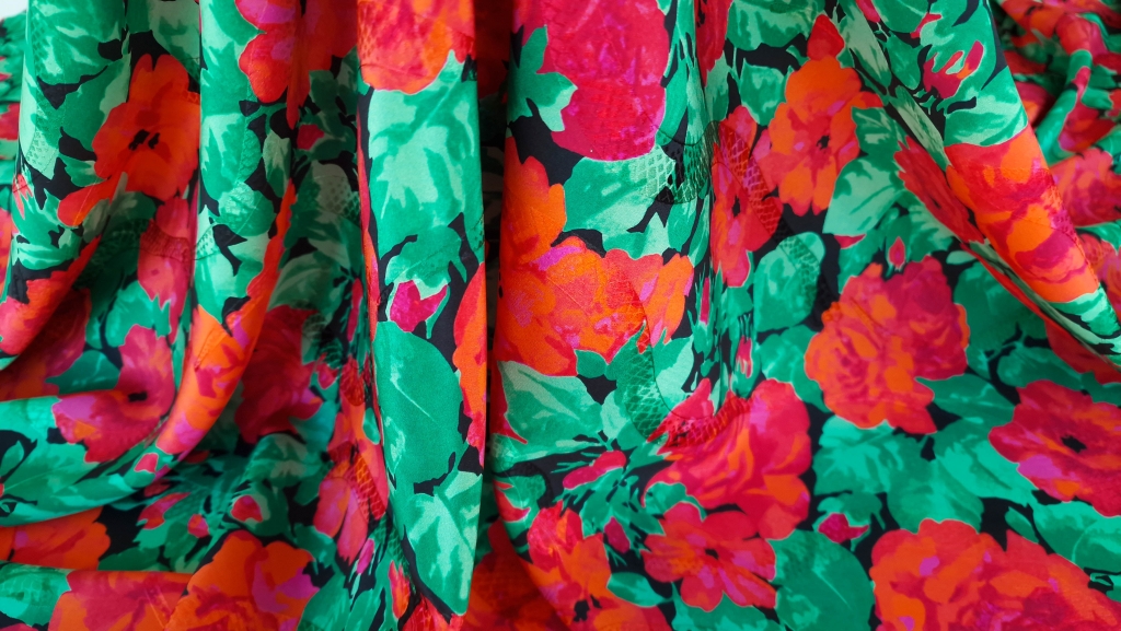 Satin mat din matase naturala usor elastic - Evelin Textile