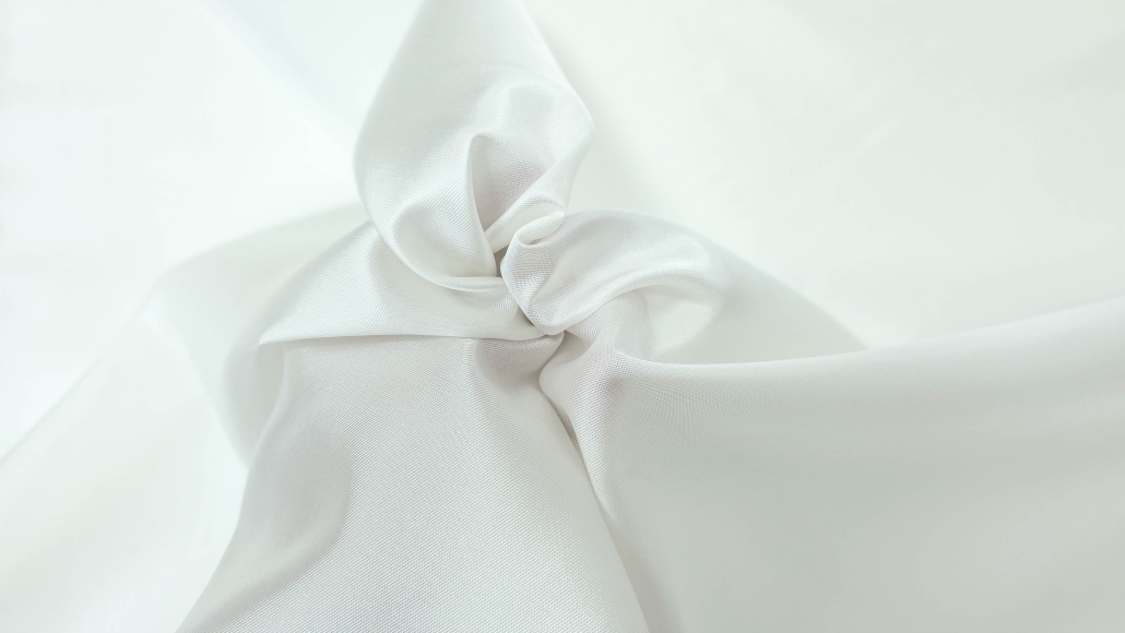 Mikado cu matase naturala alb perlat - Evelin Textile