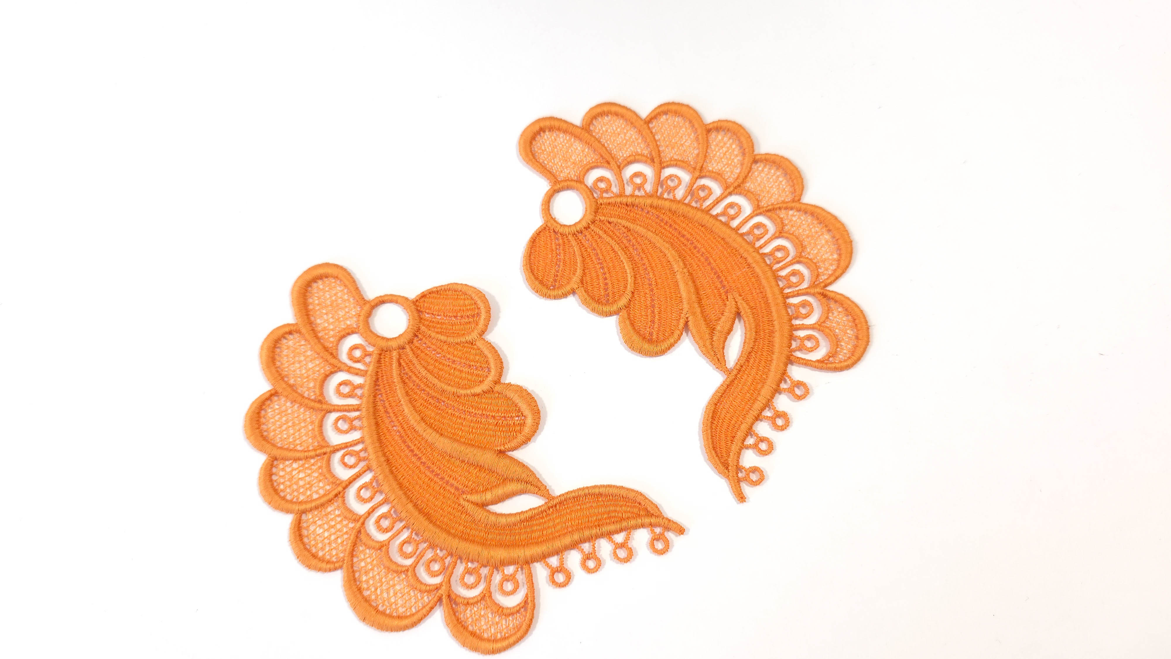 Aplicatie decorativa naturala orange R462