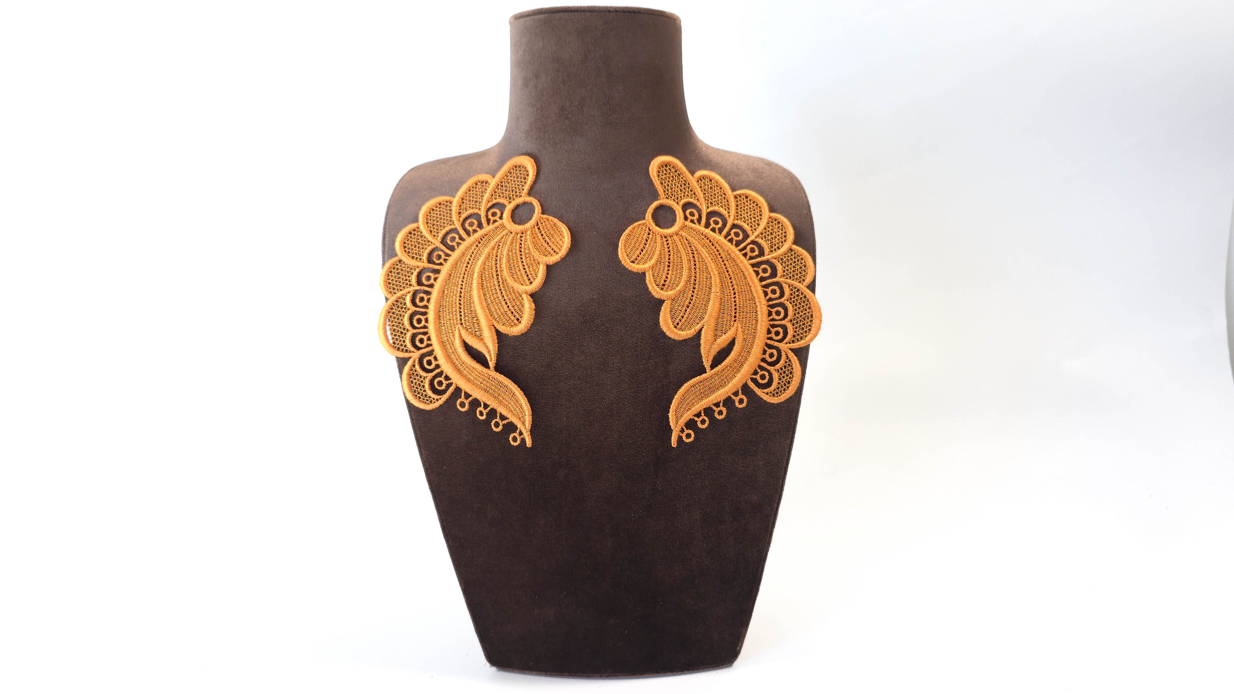 Aplicatie decorativa naturala orange R462