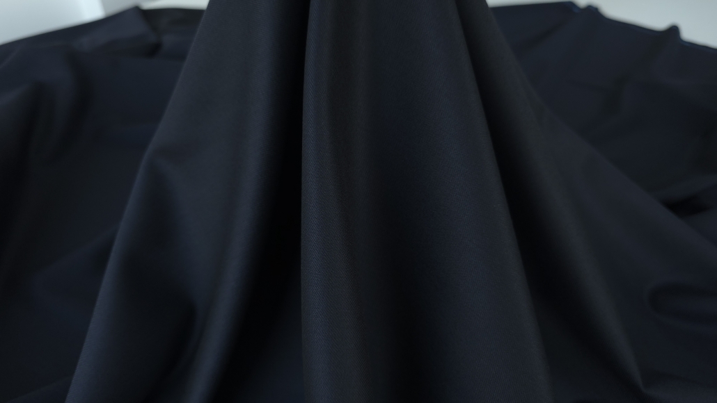 Stofă lână și cașmir Super 180’s bleumarin inchis